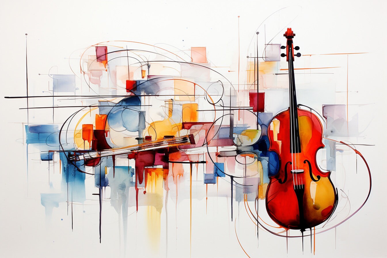 Watercolor Musical Instruments Clipart, 10 High Quality Watercolor ...