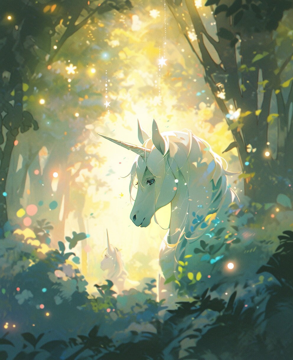 Watercolor Magical Unicorn Clipart, 12 High Quality Watercolor Magical ...