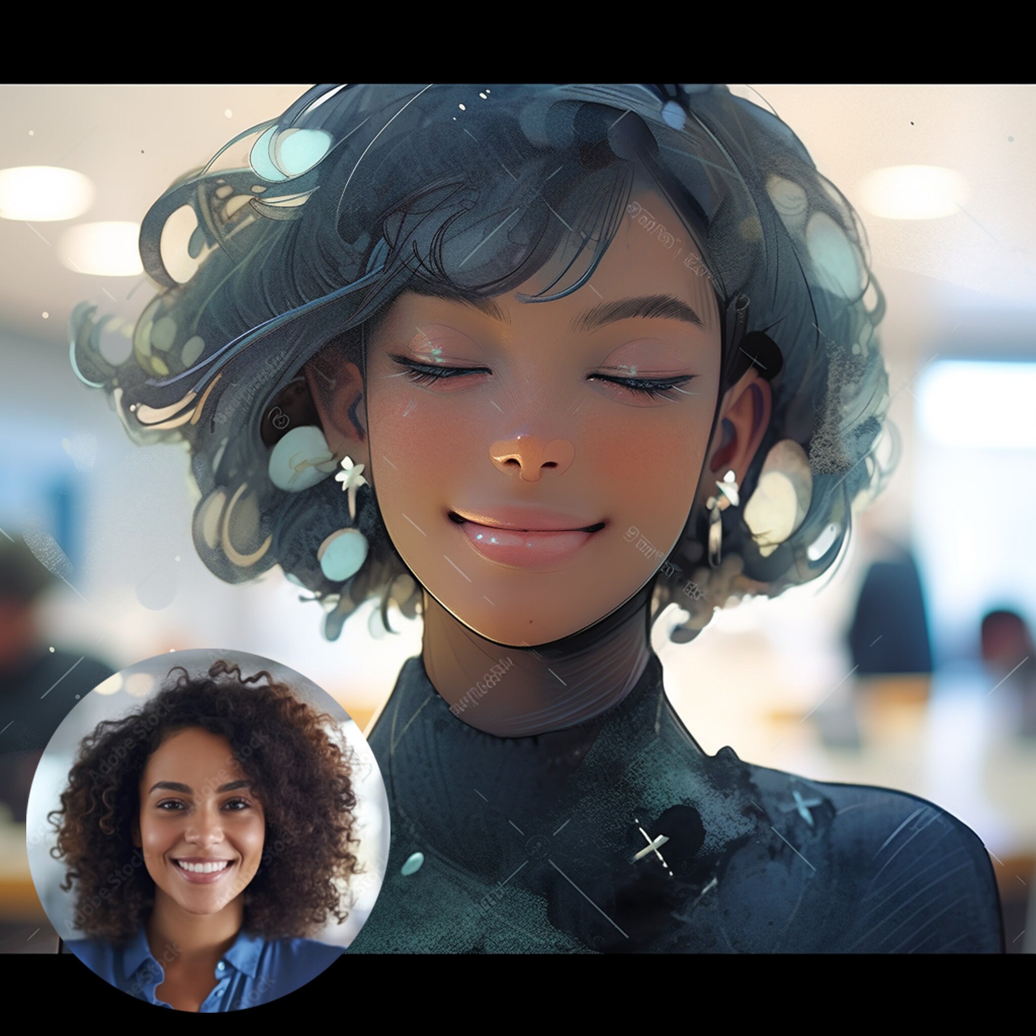 Custom Anime Portrait, Comic Style, Digital Photo, Printable ...