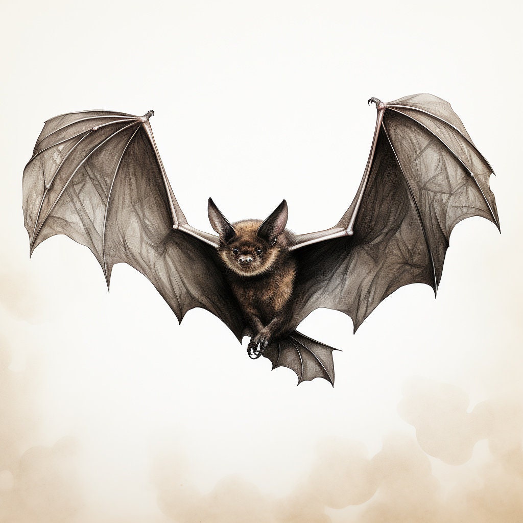 Watercolor Bat Halloween Clipart, 10 High Quality Bat Halloween Jpgs ...