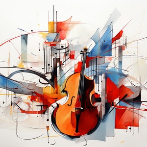 Watercolor Musical Instruments Clipart, 10 High Quality Watercolor ...