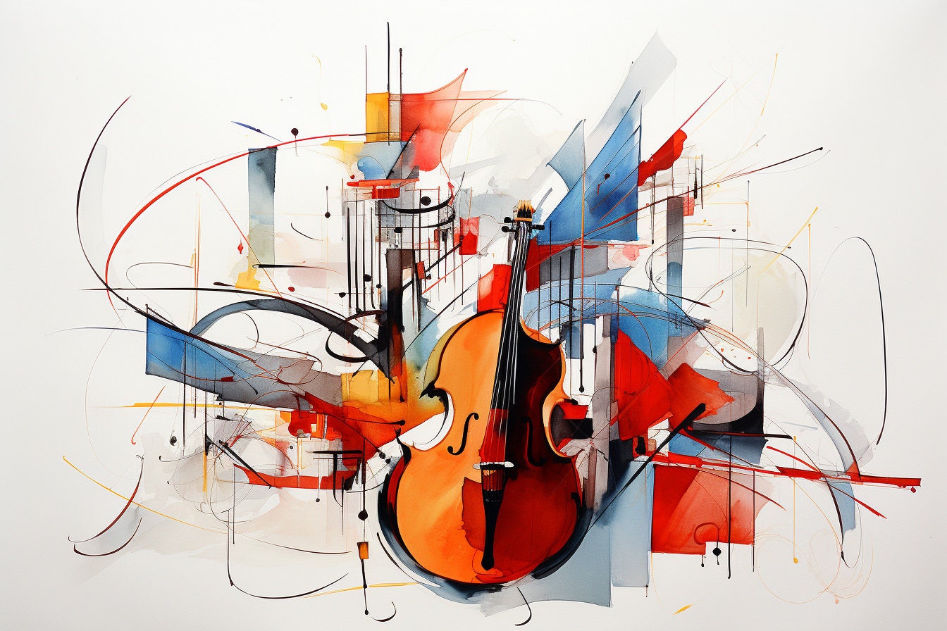 Watercolor Musical Instruments Clipart, 10 High Quality Watercolor ...