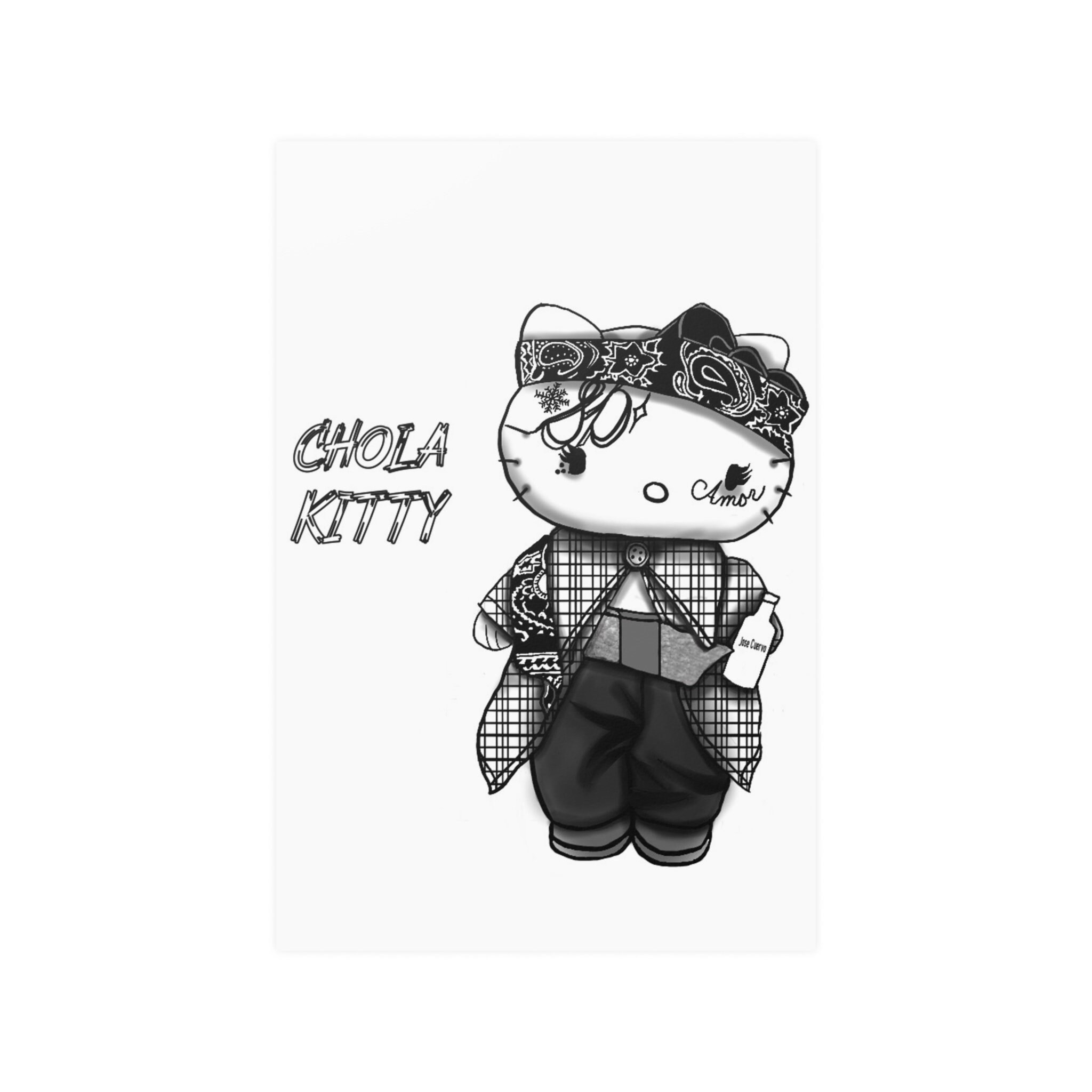 Chola Kitty - Satin Poster - Etsy
