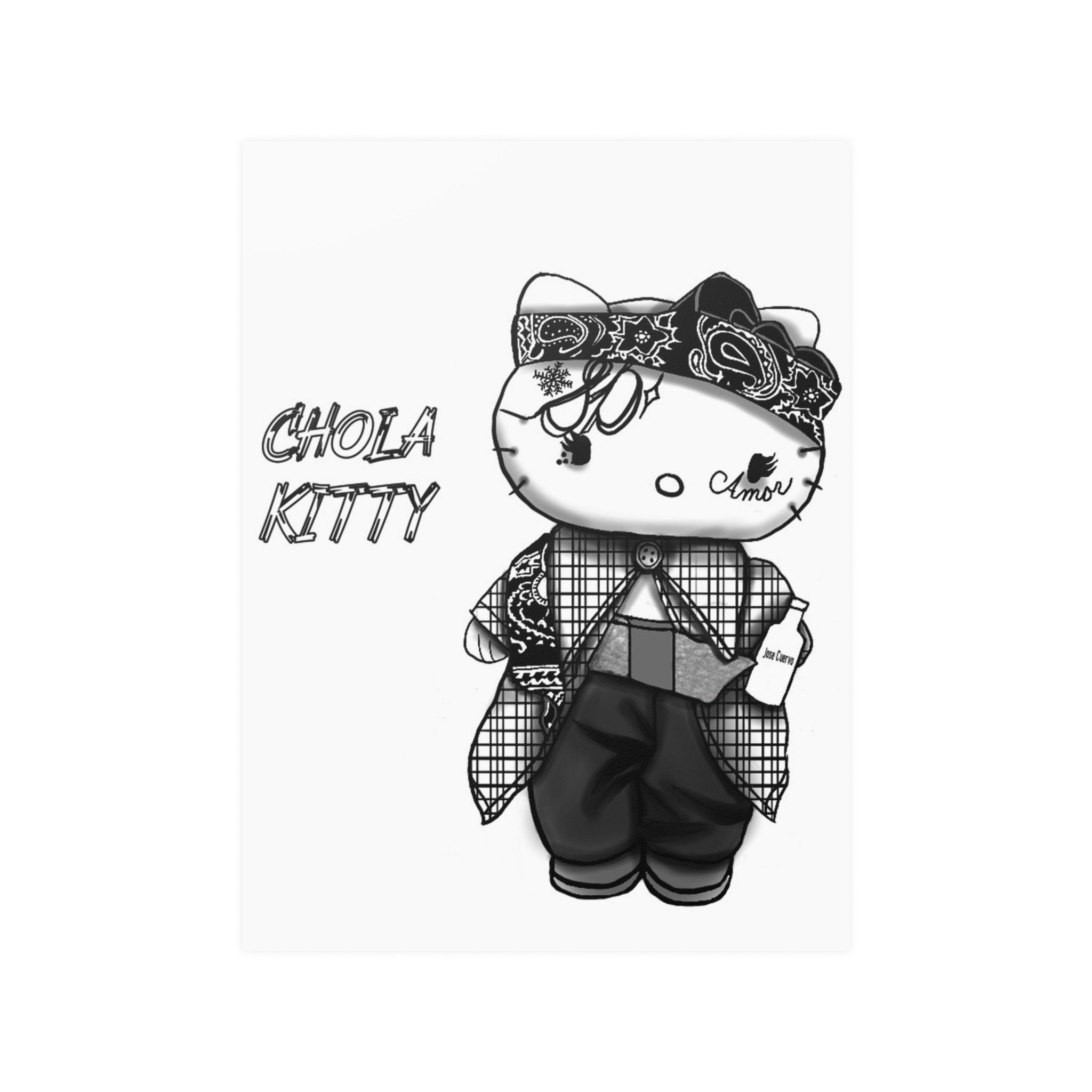 Chola Kitty - Satin Poster - Etsy