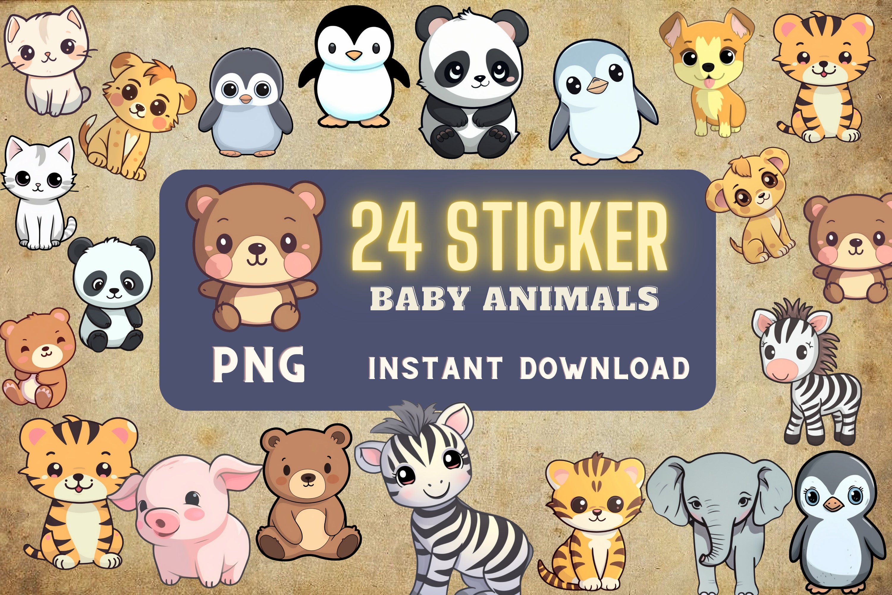 Baby Animals Png, Animals Bundle Png, Baby Animal Png , Animals Png ...