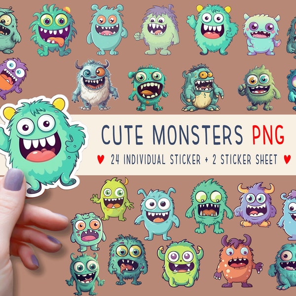 Cute Monsters - Etsy