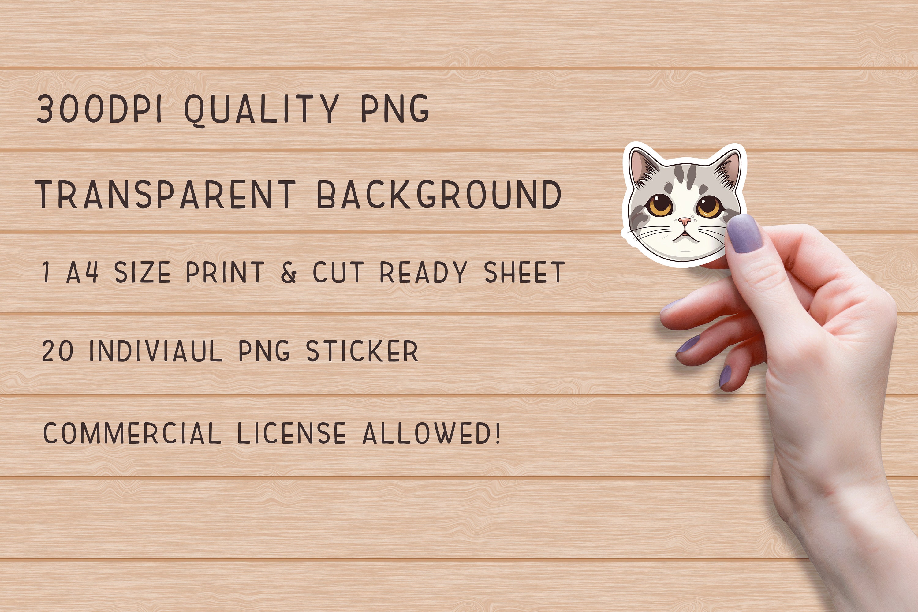 20 Cat Faces Clipart, Cats Clipart, Kawaii Png, Cat Clipart, Cats Art ...