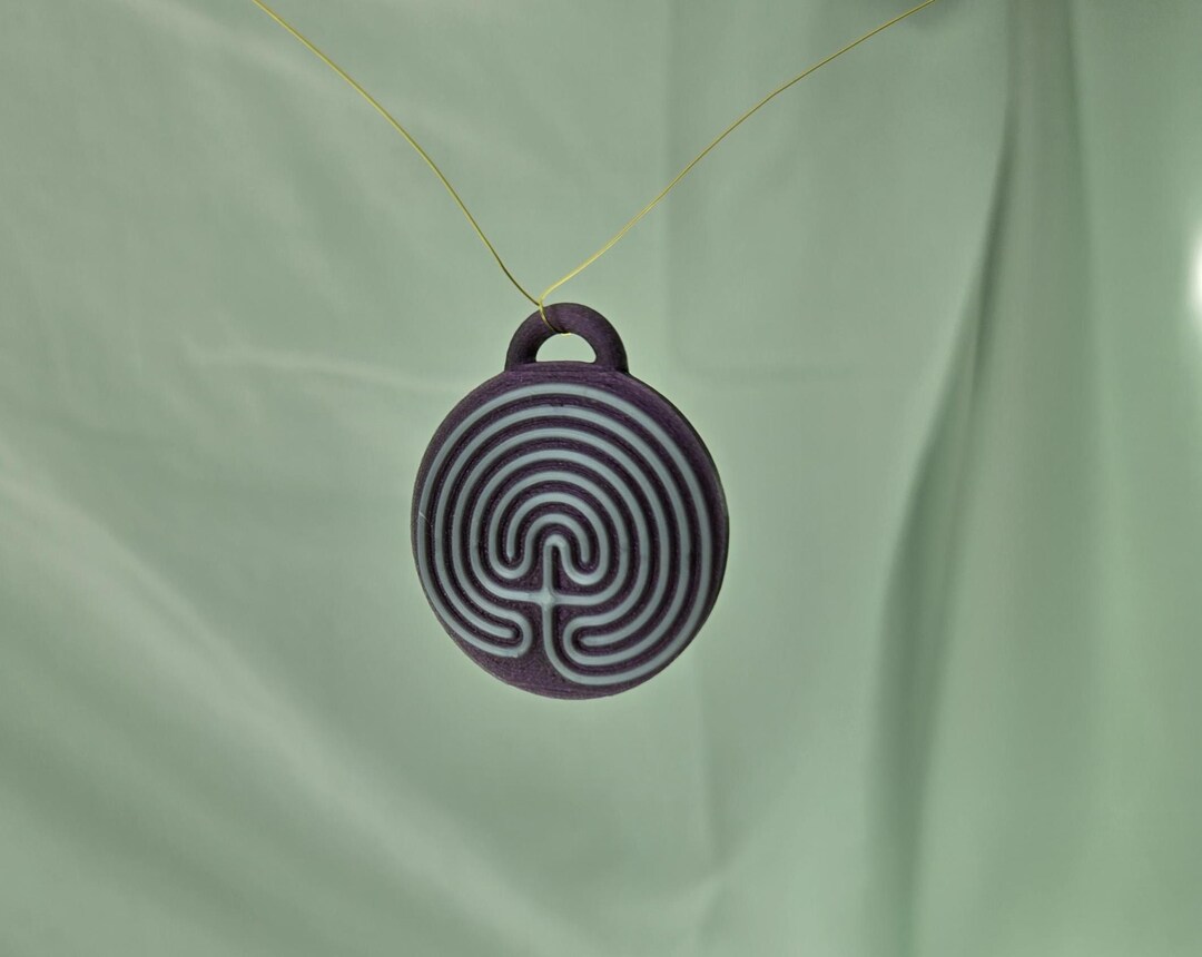 Purple Variation Finger Tracing Labyrinth for Grounding - Etsy