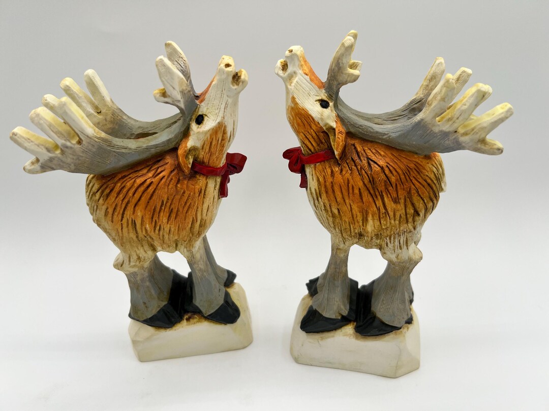 David Frykman Collection, "oh the Joy!", Reindeer Figurines - Etsy