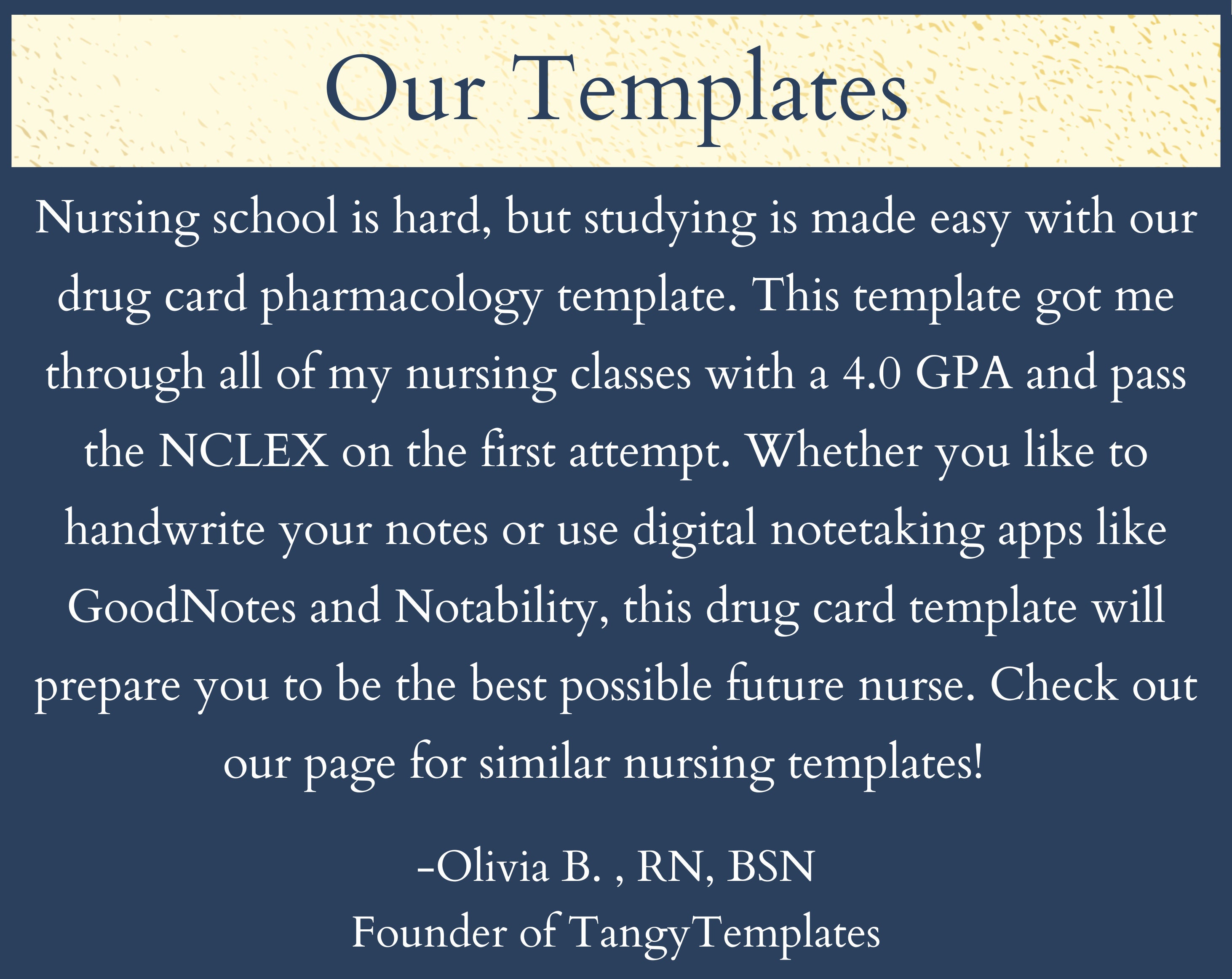 Nursing Drug Card Template Nursing Notes Pharmacology Notes Nursing ...