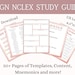 NCLEX Study Guide: Nursing Notes & Concept Maps (digital Product) - Etsy