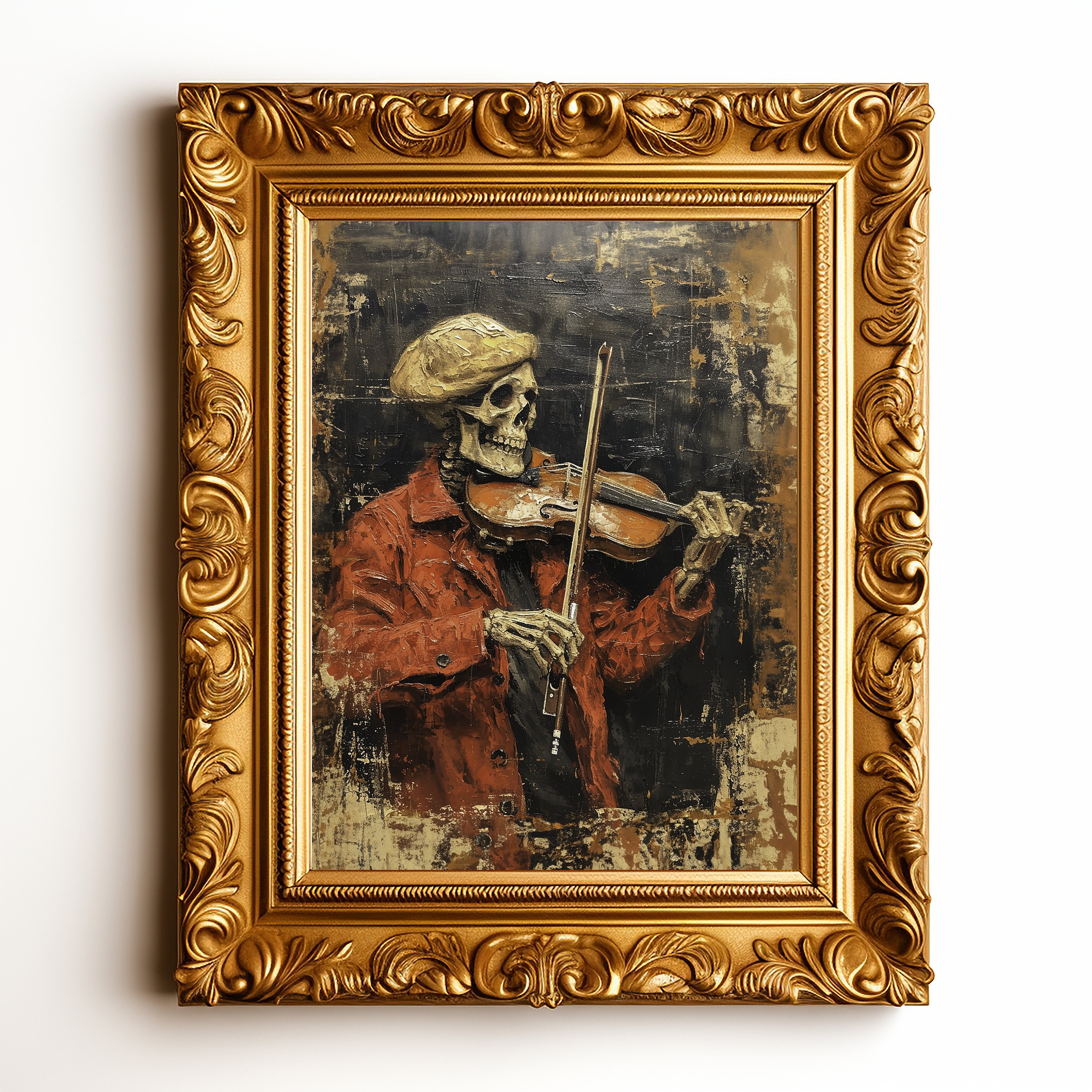 Skeleton Fiddle Printable Digital Downloads, 5 Ratios, 5 Files - Etsy