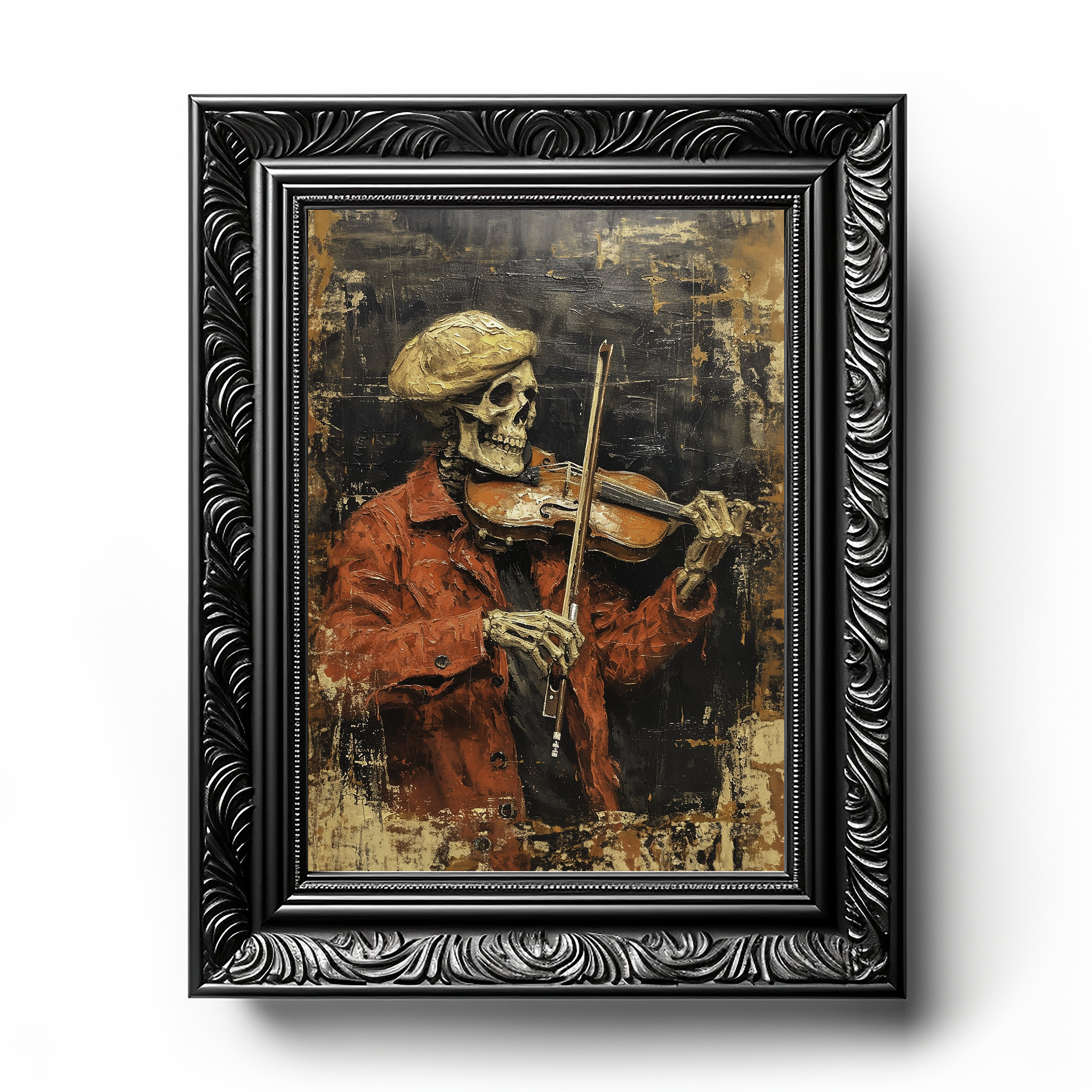 Skeleton Fiddle Printable Digital Downloads, 5 Ratios, 5 Files - Etsy