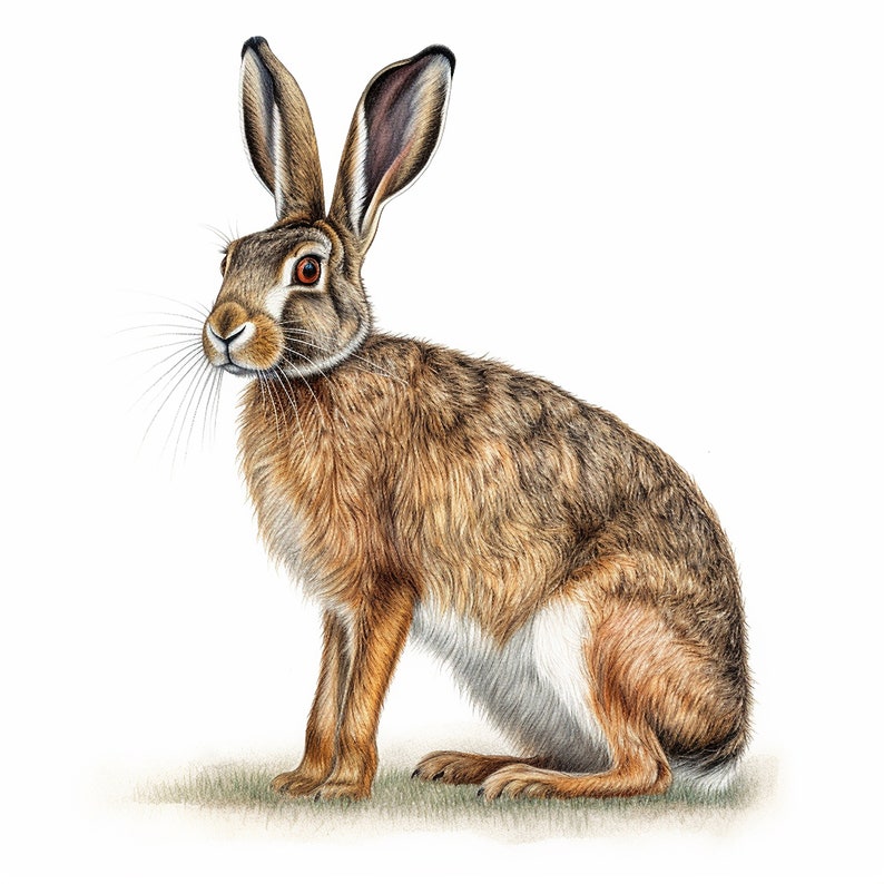 Jack Rabbit | Printable Digital Download - Etsy