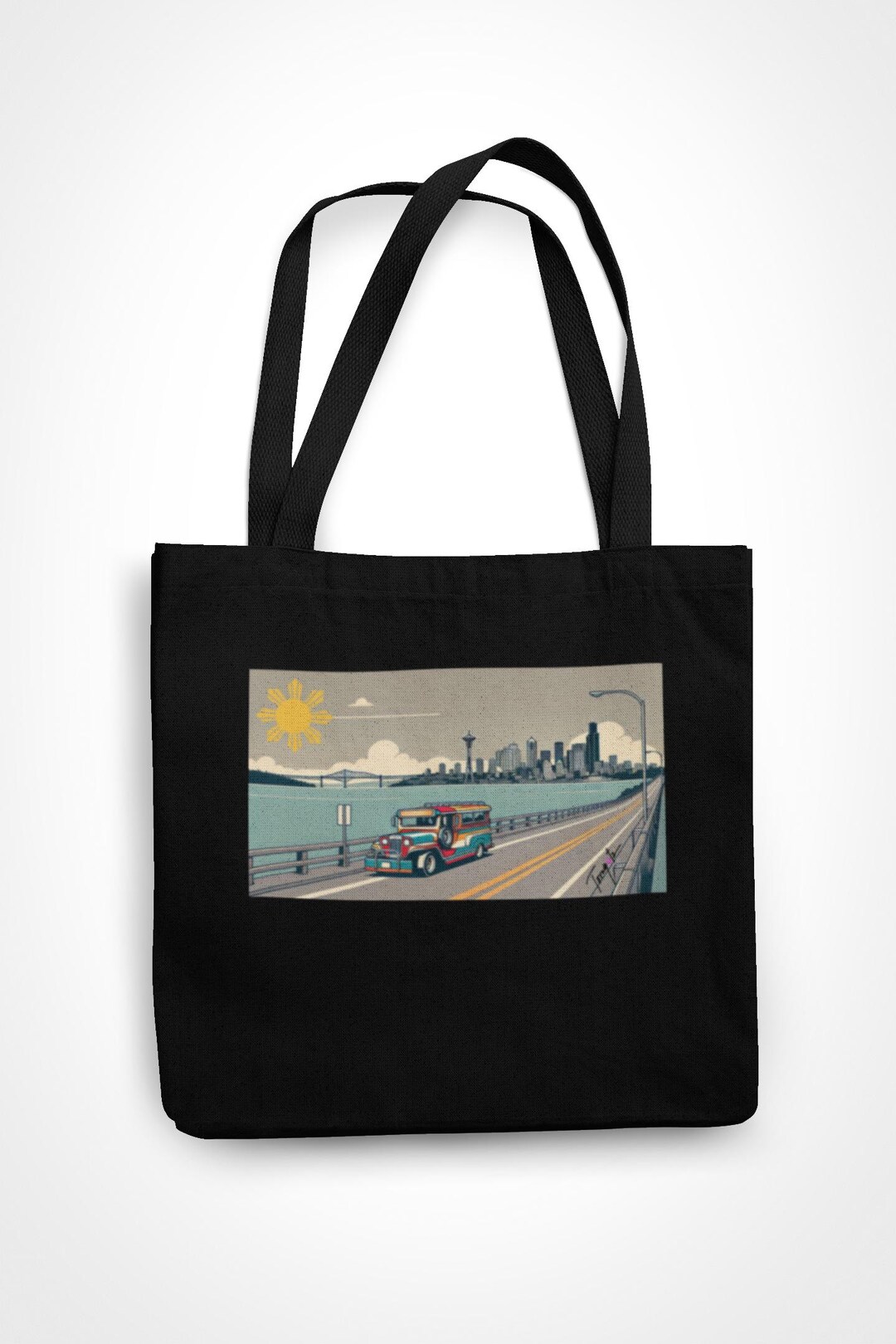 Seattle Jeepney: Exclusive Filipino Tote Bag - Etsy