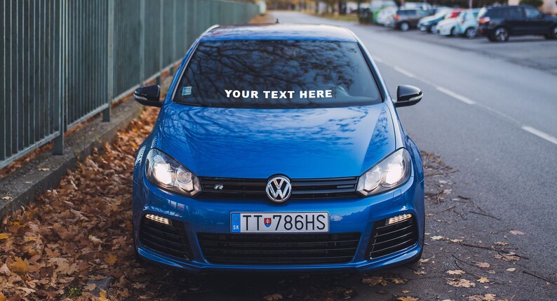 Custom Text / Logo Vinyl Decal - Etsy