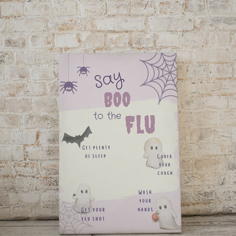 Say Boo to the Flu Bulletin Board - Etsy