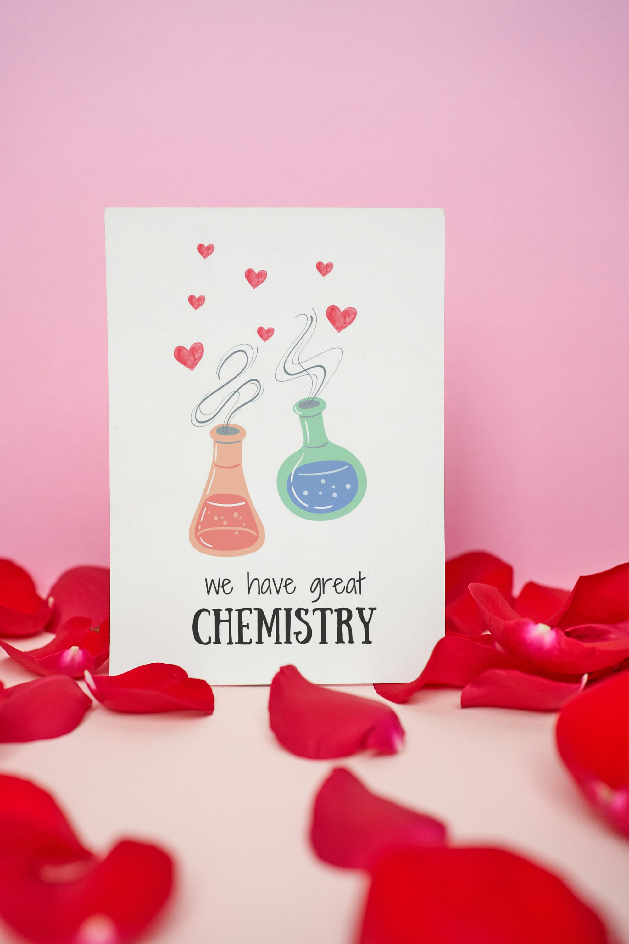 We Have Great Chemistry Digital Download, Valentine's Day Card - Etsy