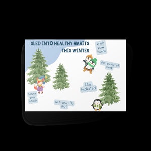 Winter Healthy Habits Poster - Etsy