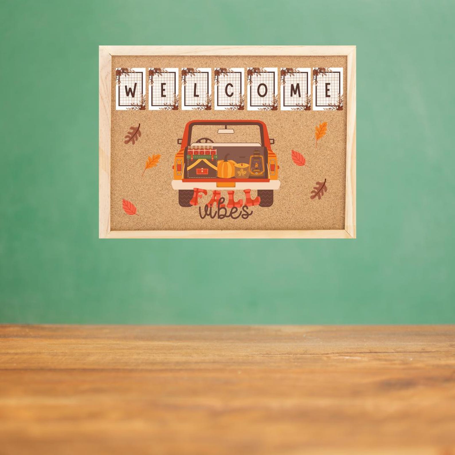 Fall Bulletin Board Letters, Printable, PDF - Etsy