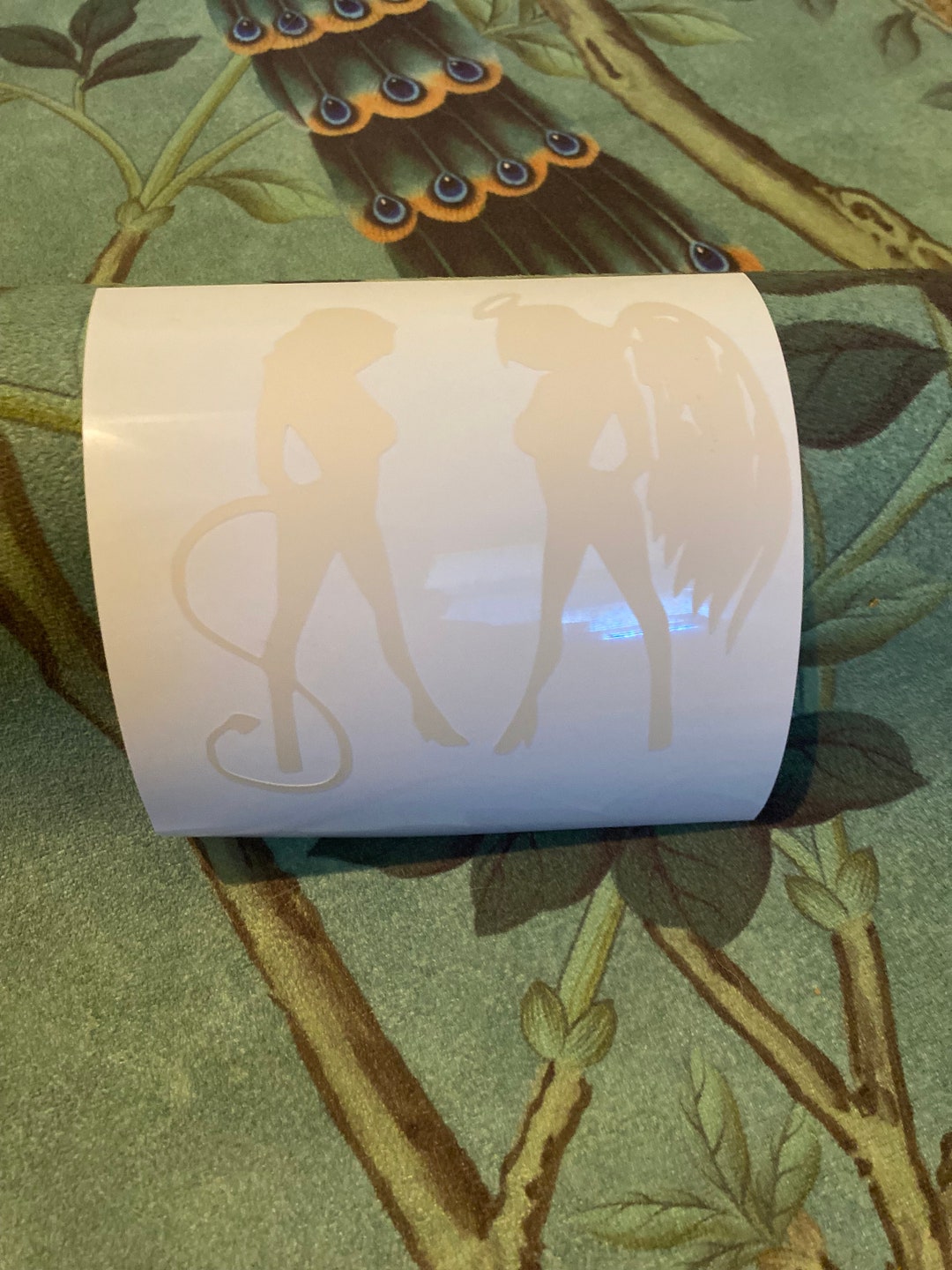 Good Vs Evil UV White to Blue Decal - Etsy