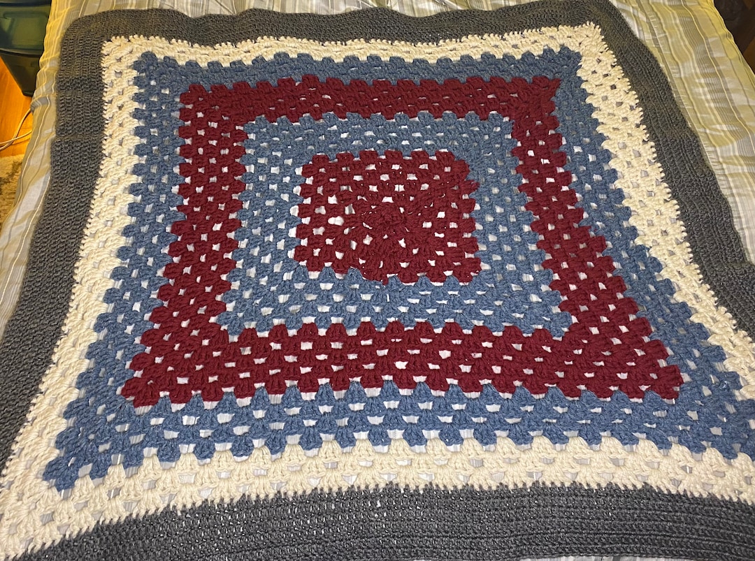 Granny Square Blanket - Etsy