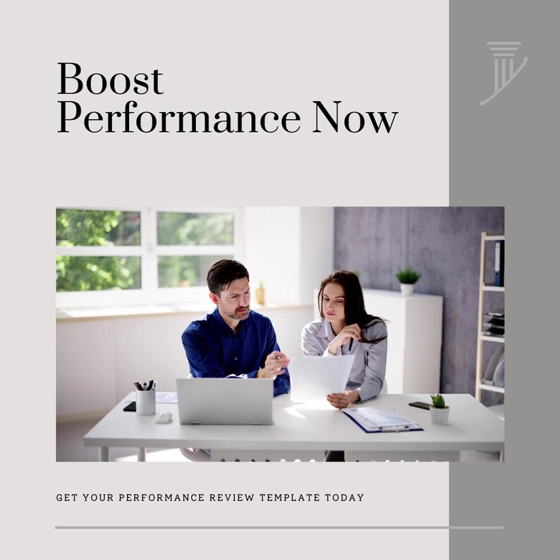 Performance Review Template, Customizable Employee Evaluation Form - Etsy