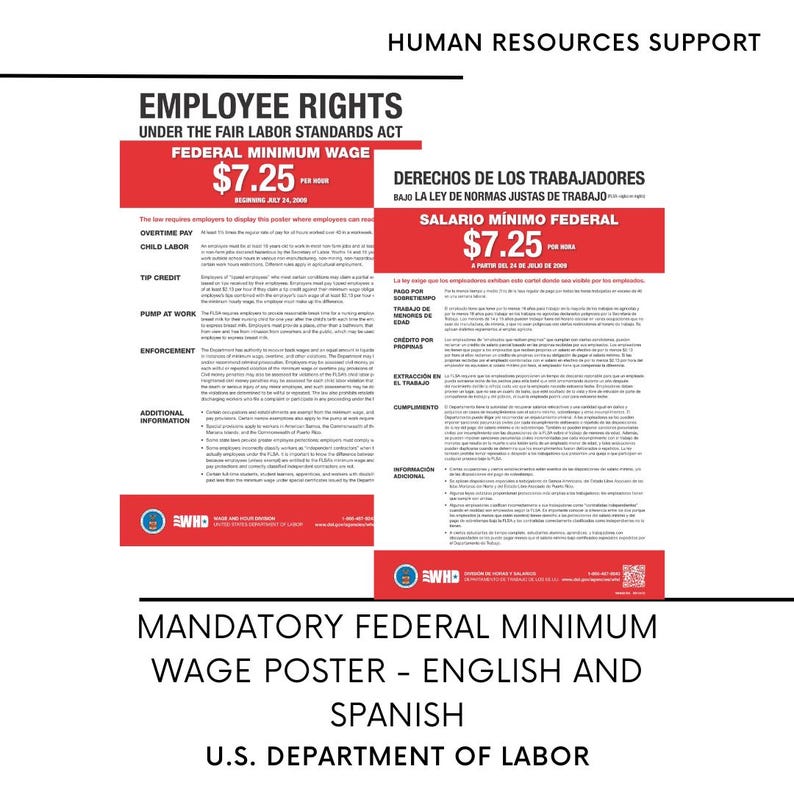 2025 Federal Labor Law Posters | Electronic Labor Law Poster for Remote ...
