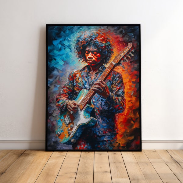 Jimi Hendrix Poster - Etsy