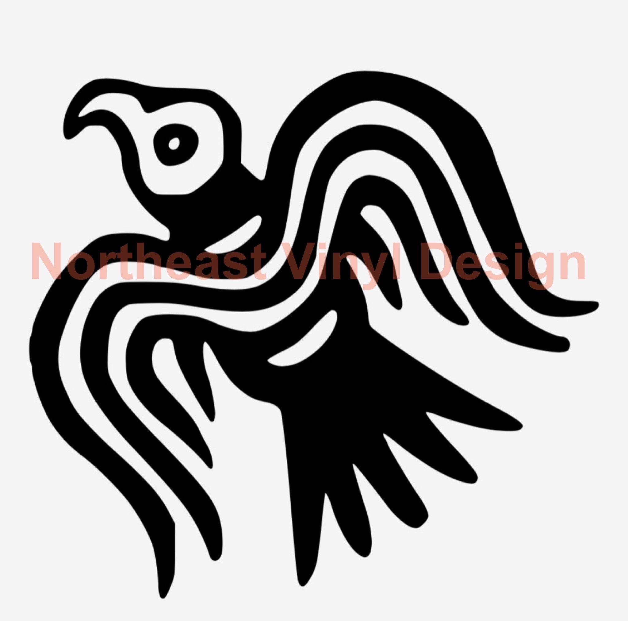 Viking Raven Vinyl Decal - Etsy