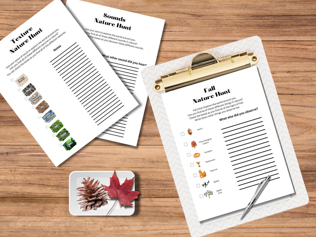 4 Seasons Nature Hunt Set With 2 Bonus Hunts - Etsy