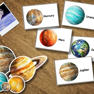 Plants of the Solar System Cut Outs and Flashcard Set - Etsy