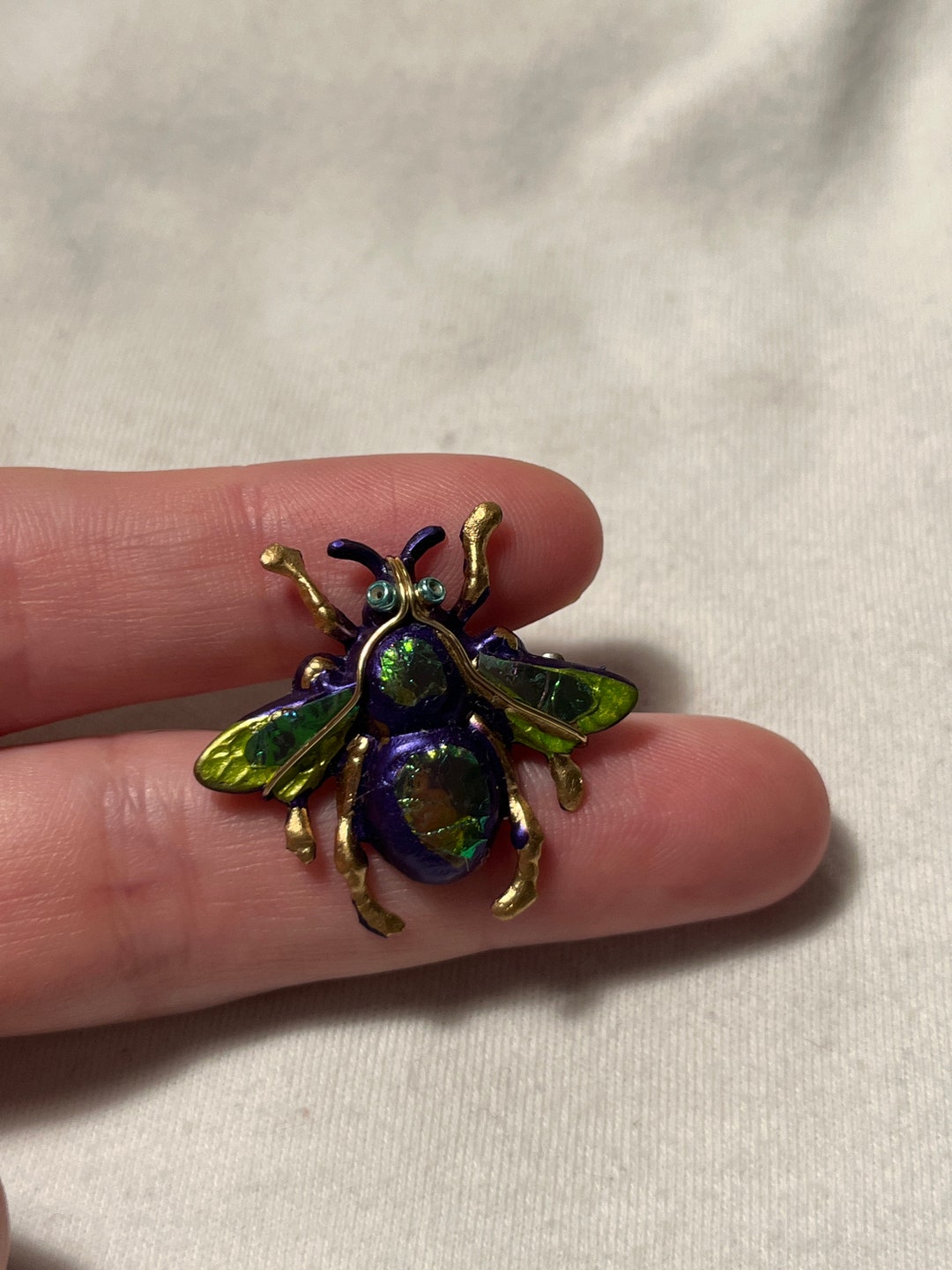 Wasp Bee Beetle Hornet Insect Pin/brooch - Etsy