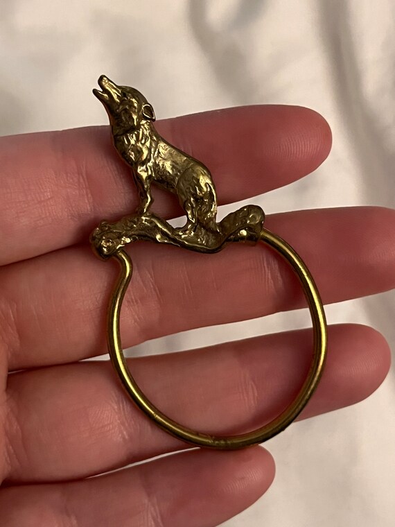 Vintage 90s Wolf Howling Graphic Black Crewneck Sweat… - Gem