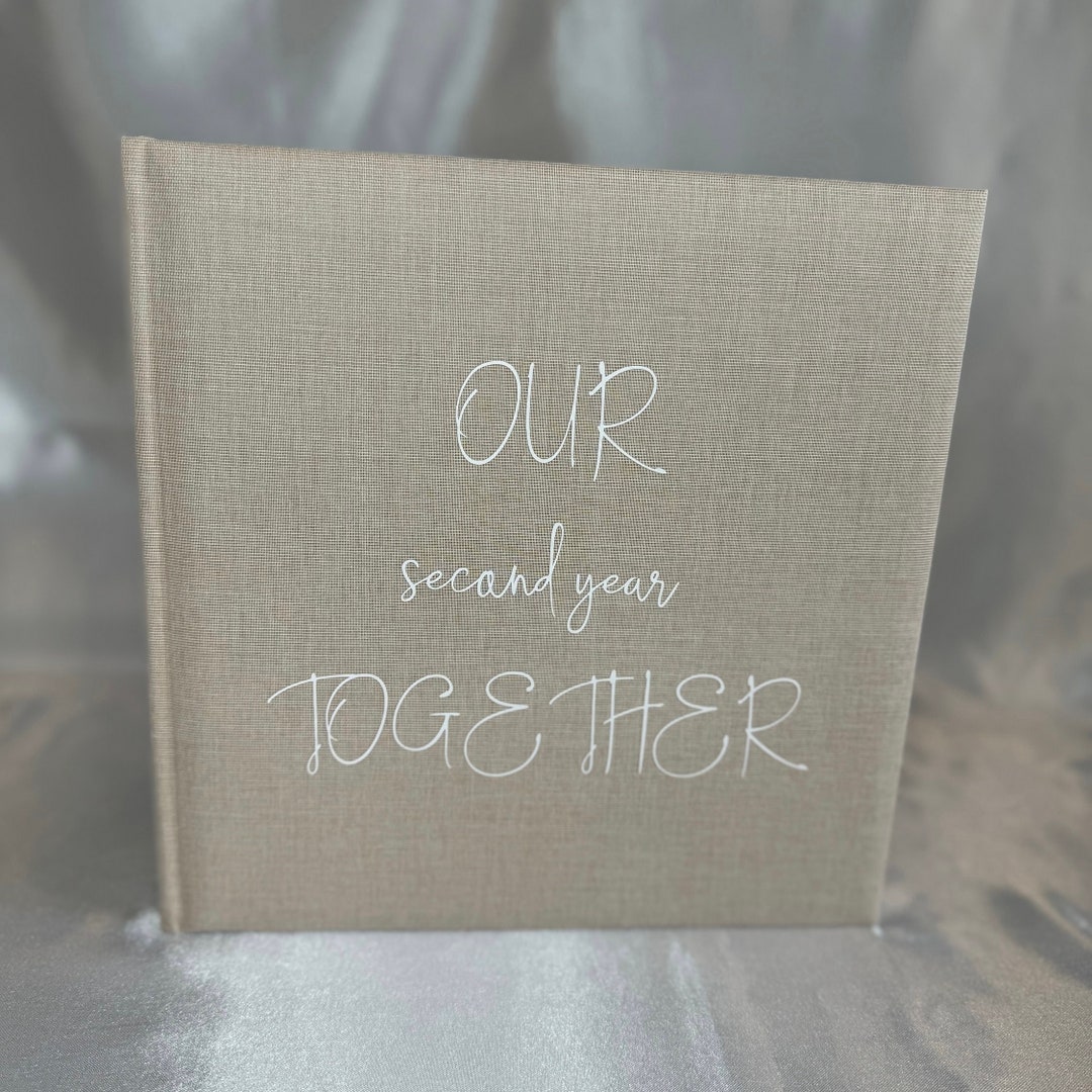 Photo Album Linen Personalized / Photo Album Names / Gift for Baptism ...