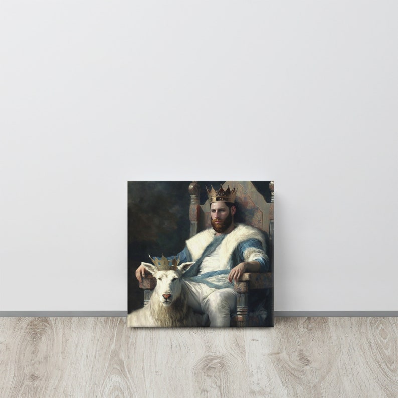Lionel Messi Goat Impressionist Digital Art Canvas Print, Argentina ...