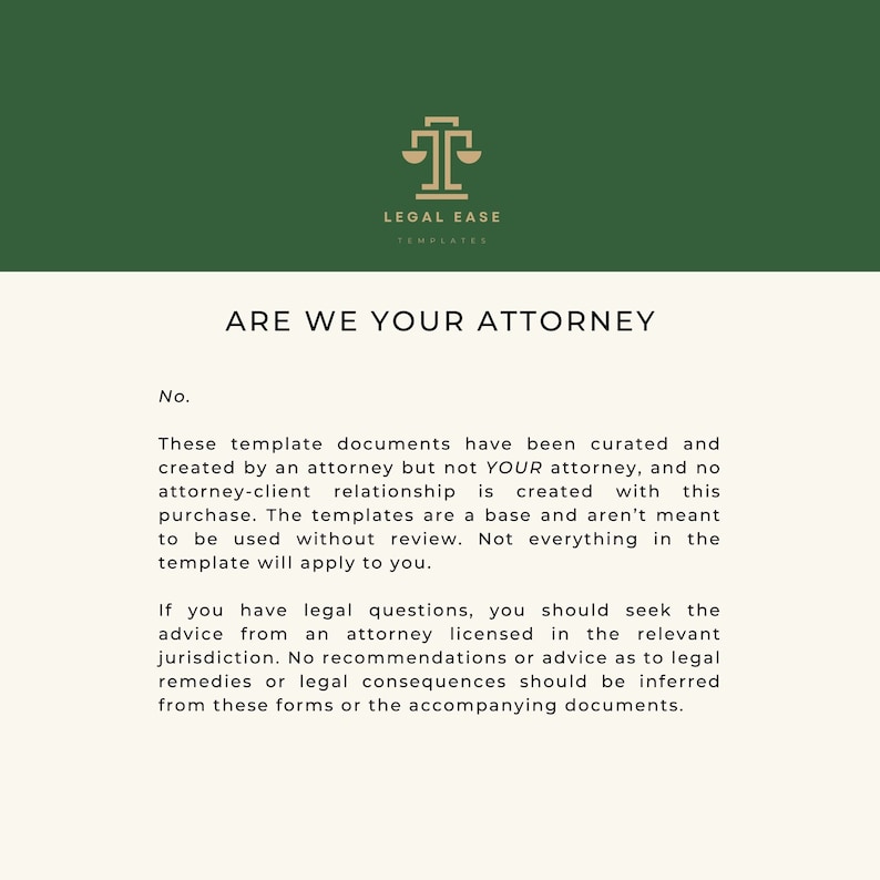 Durable Power of Attorney| Legal Template | Attorney-written | Pro Se ...