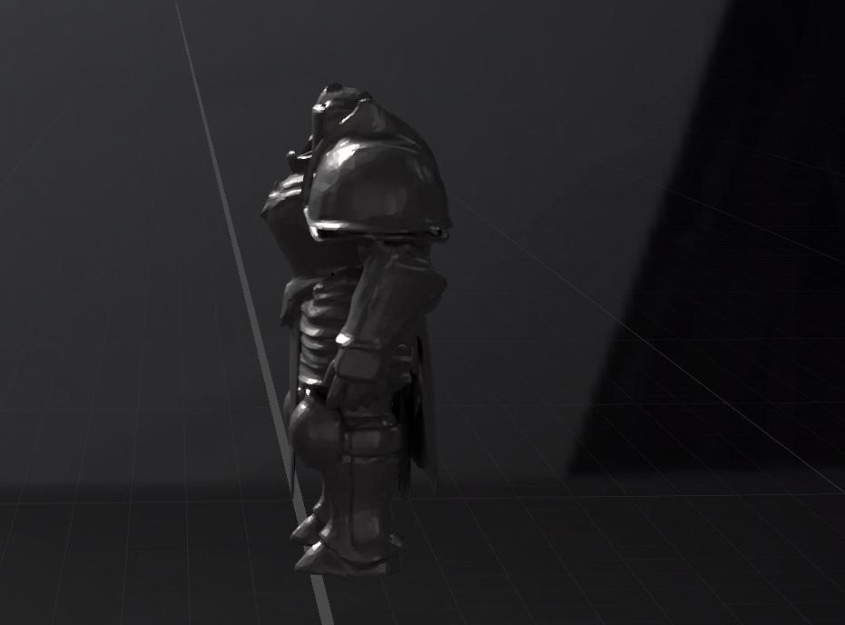 Large Armored Knight STL File 3D Printable Fantasy People large ...