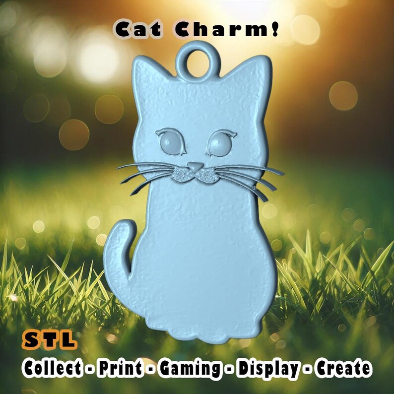 Cat Sprite Charms X2 : 3D Printable STL Files for RPG & Jewelry - Etsy