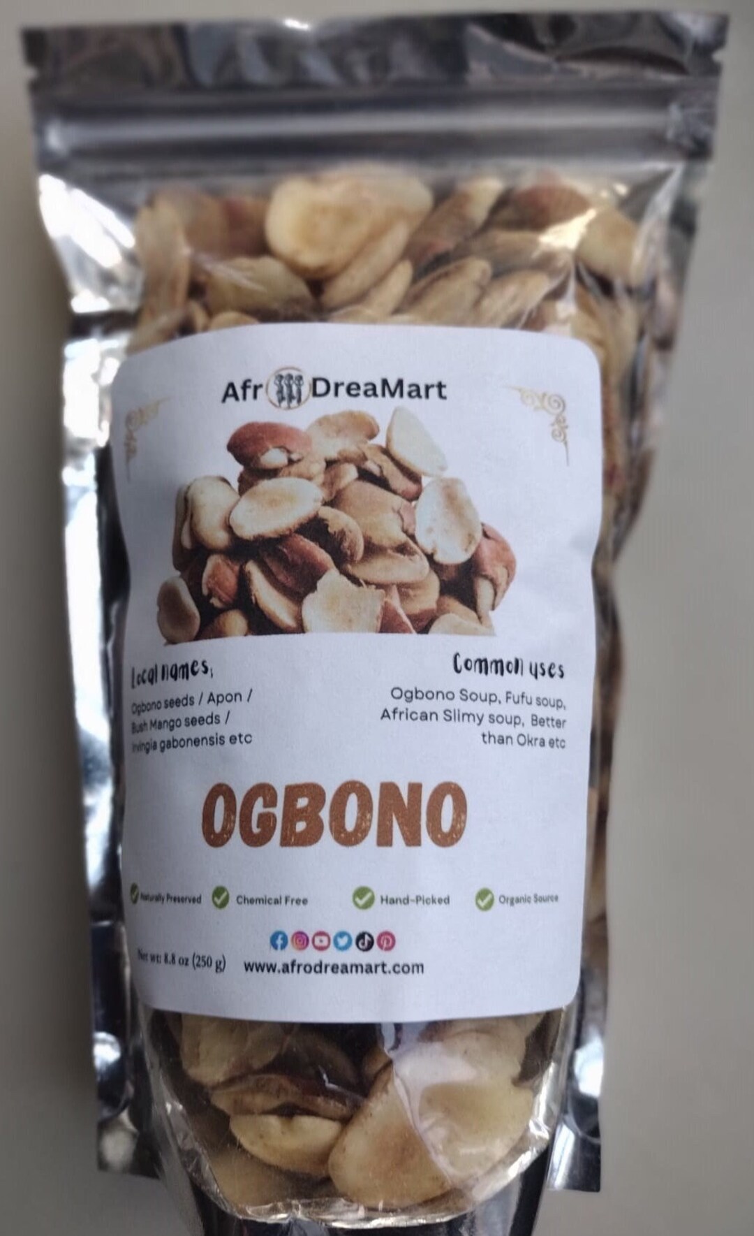Ogbono Seeds | Apon | Bush Mango Seeds | Irvingia Gabonensis | Dika ...