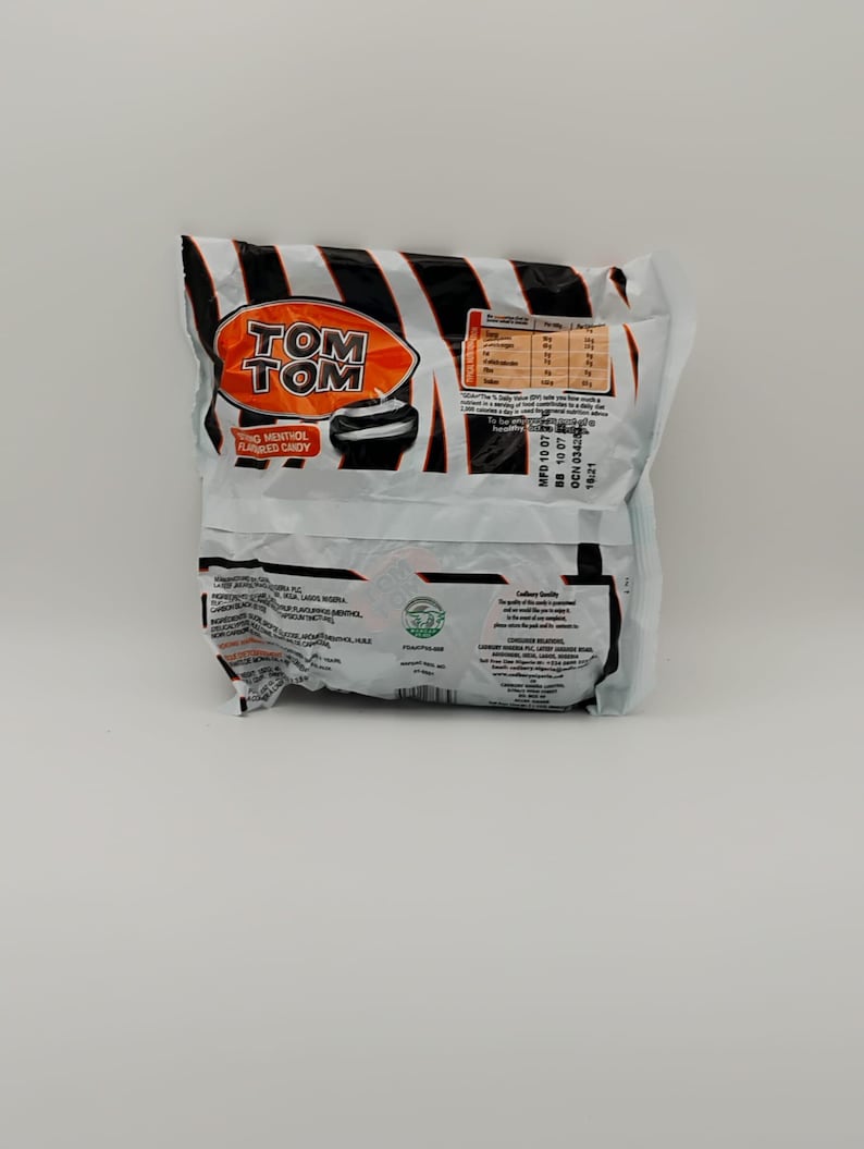 Tom Tom Menthol Candy, Refreshing Throat Soothers (40 Pieces) - Etsy