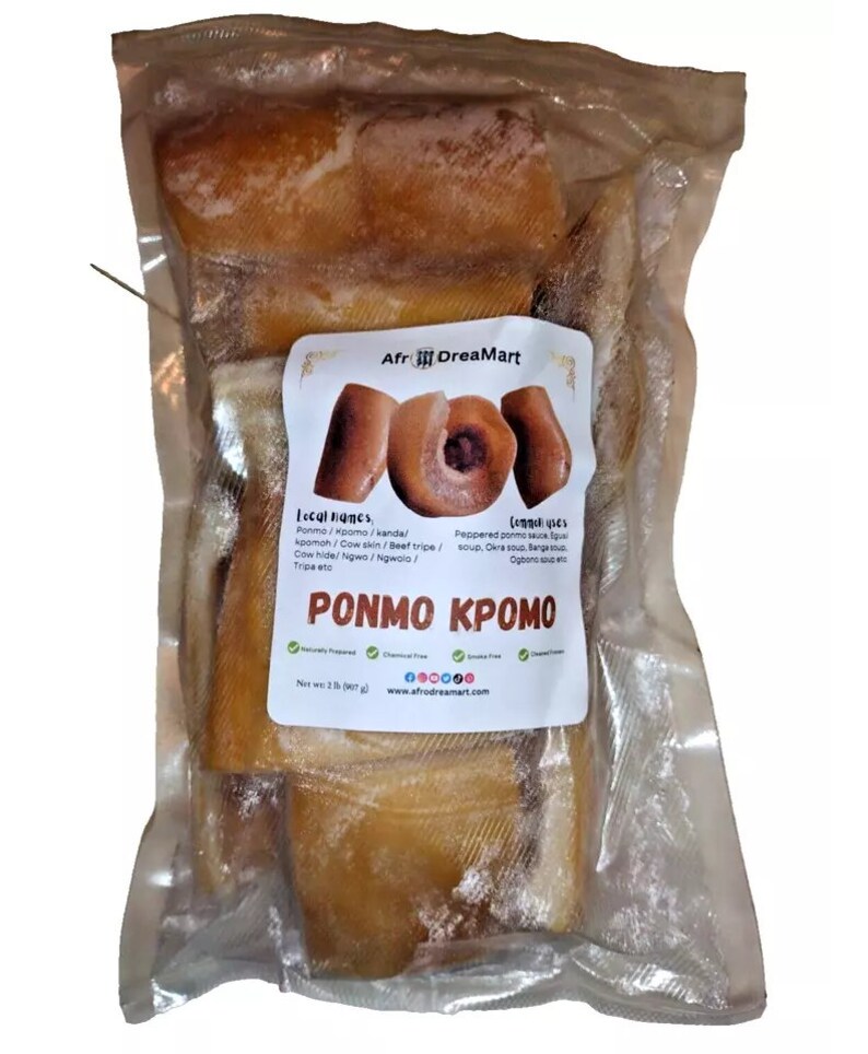 Frozen Ponmo | Kpomo | Kanda | Cow Skin | Beef Tripe | Cow Hide (ngwolo ...