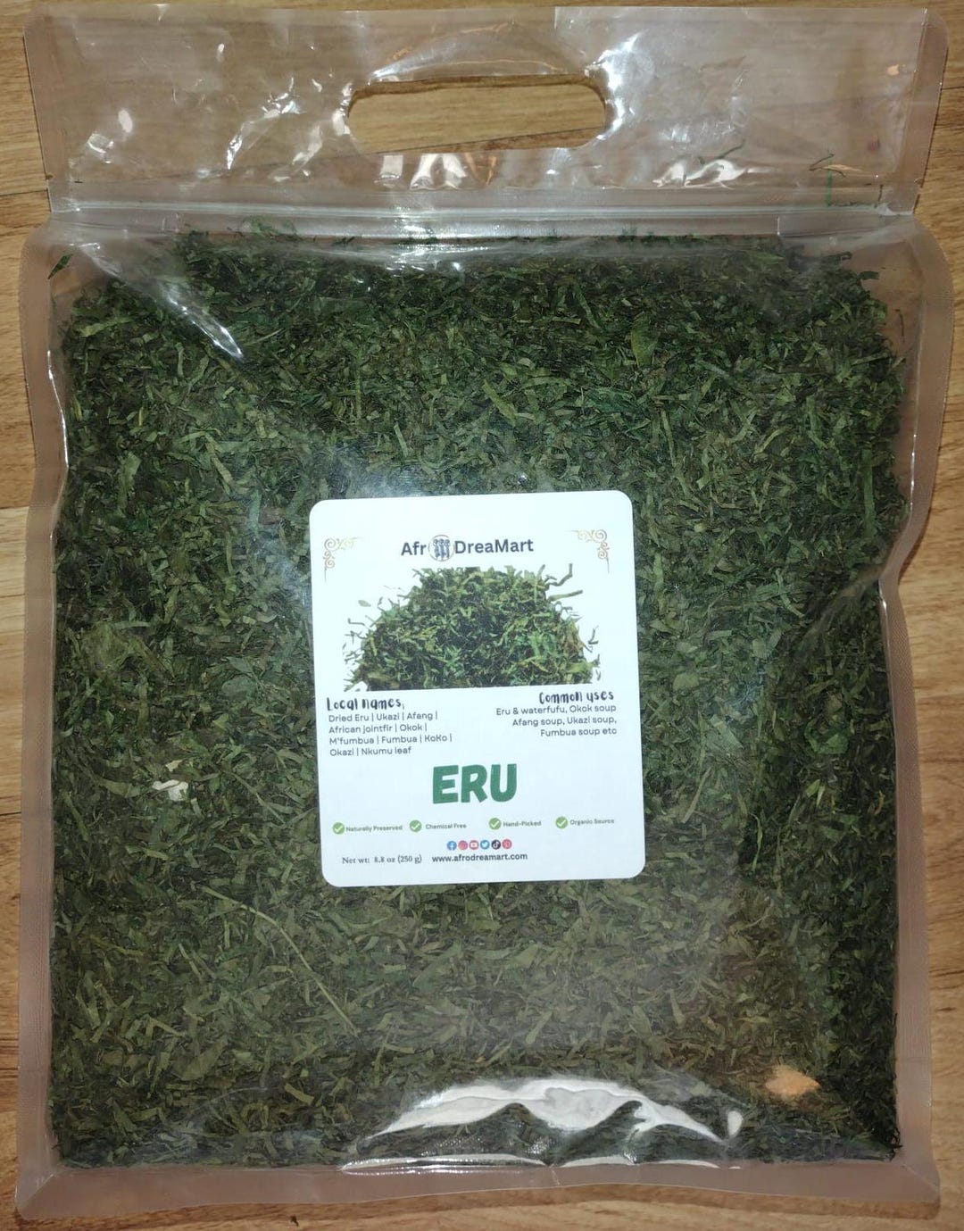 Ukazi | Afang Leaf | Eru (dry) | 300g Pack - Etsy