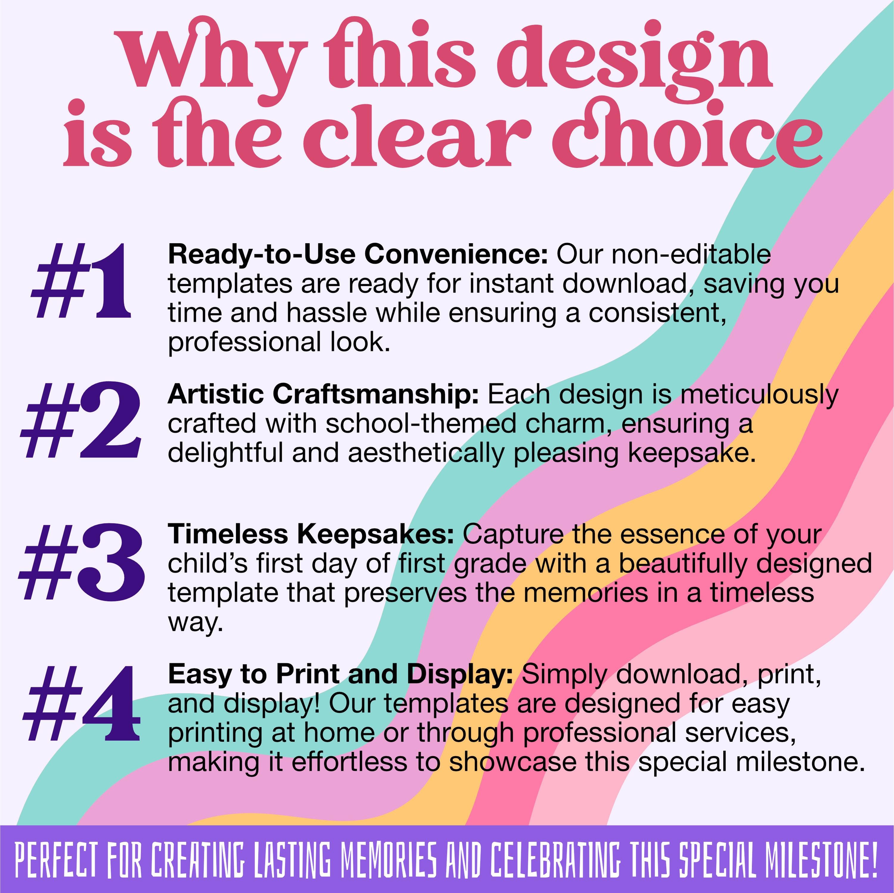 First Day of 3rd Grade Sign, First Day of School Sign, Printable 3rd ...