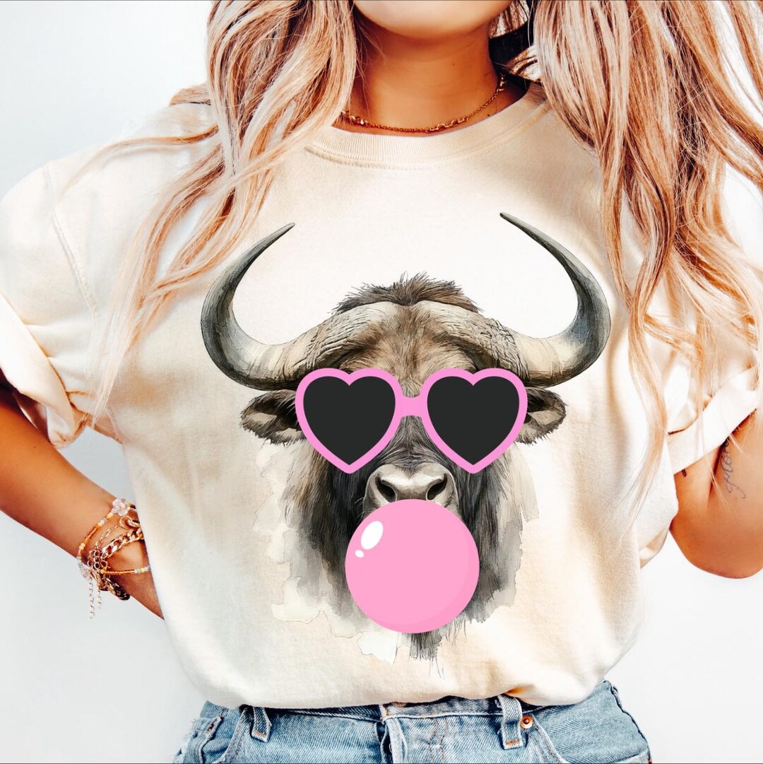 Buffalo Blowing Bubble Png Buffalo PNG Buffalo Mascot Preppy PNG Preppy ...