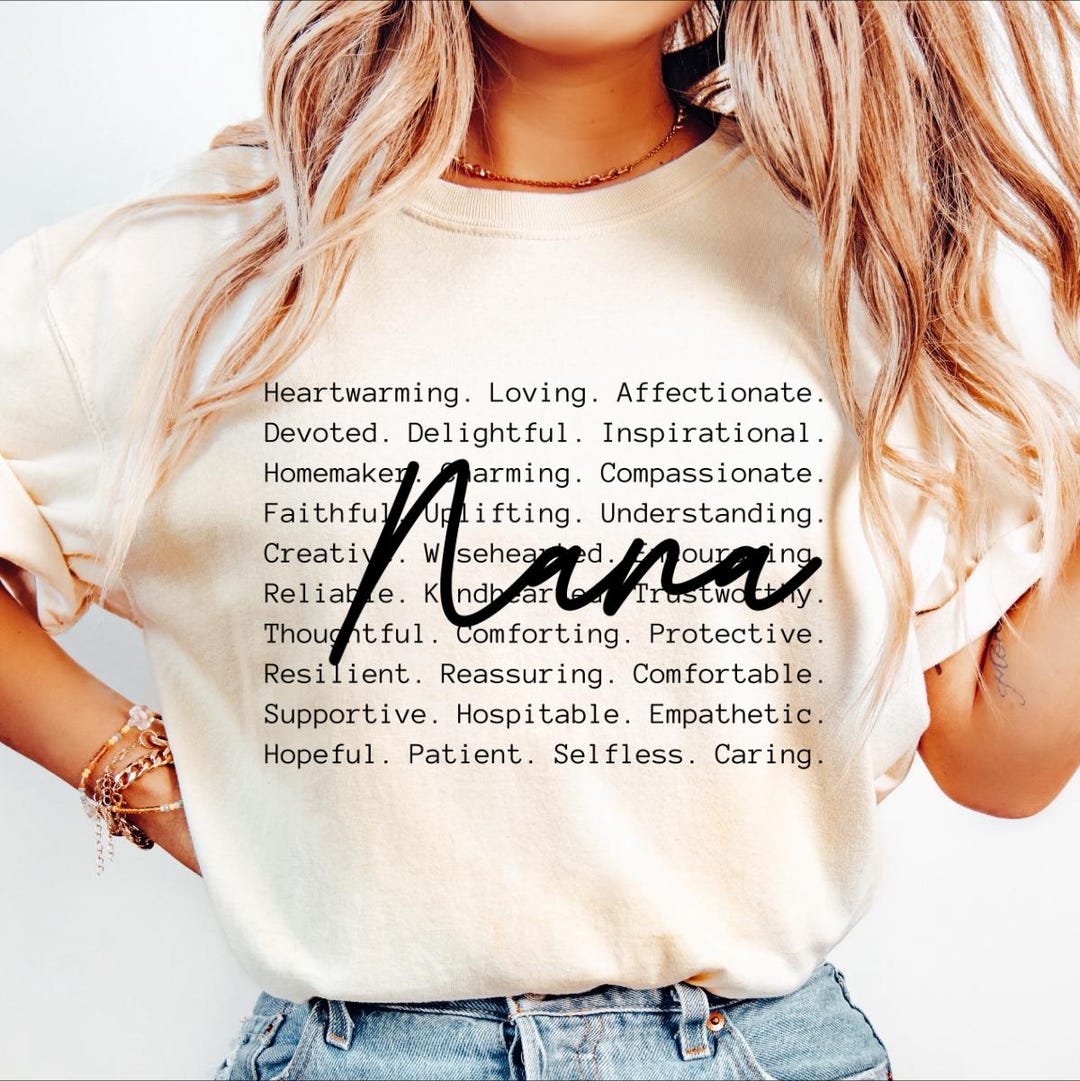 Nana Words Png Svg, Nana Definition Png Svg, Grandma Appreciation Retro ...