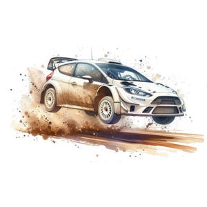 12 WHITE Rally Cars Png Bundle,high Quality Png,rally Car Transparent ...