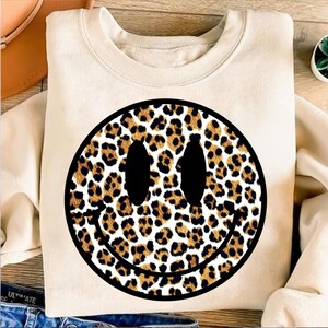 Leopard Smile Face PNG Retro Smile Png Cheetah Smile Face Png ...