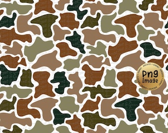 Duck Camo Seamless Pattern | PNG Design - Etsy