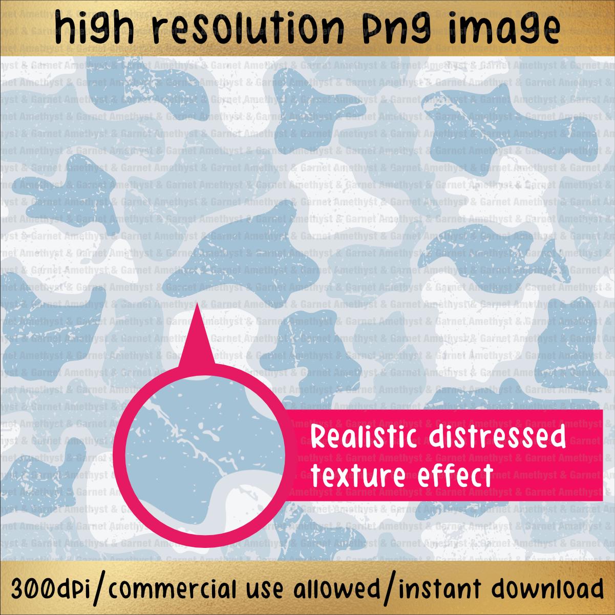 24 Ocean Camo Patches PNG Digital Download | Camo Sublimation PNG ...